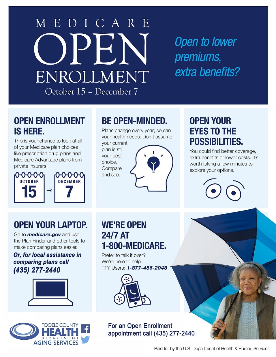Medicare Open Enrollment Dates For 2020 Tooele County Health Department